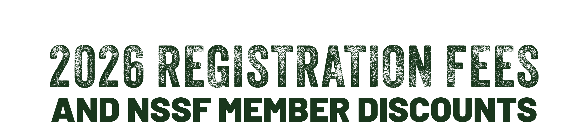 20262026 REGISTRATION FEES